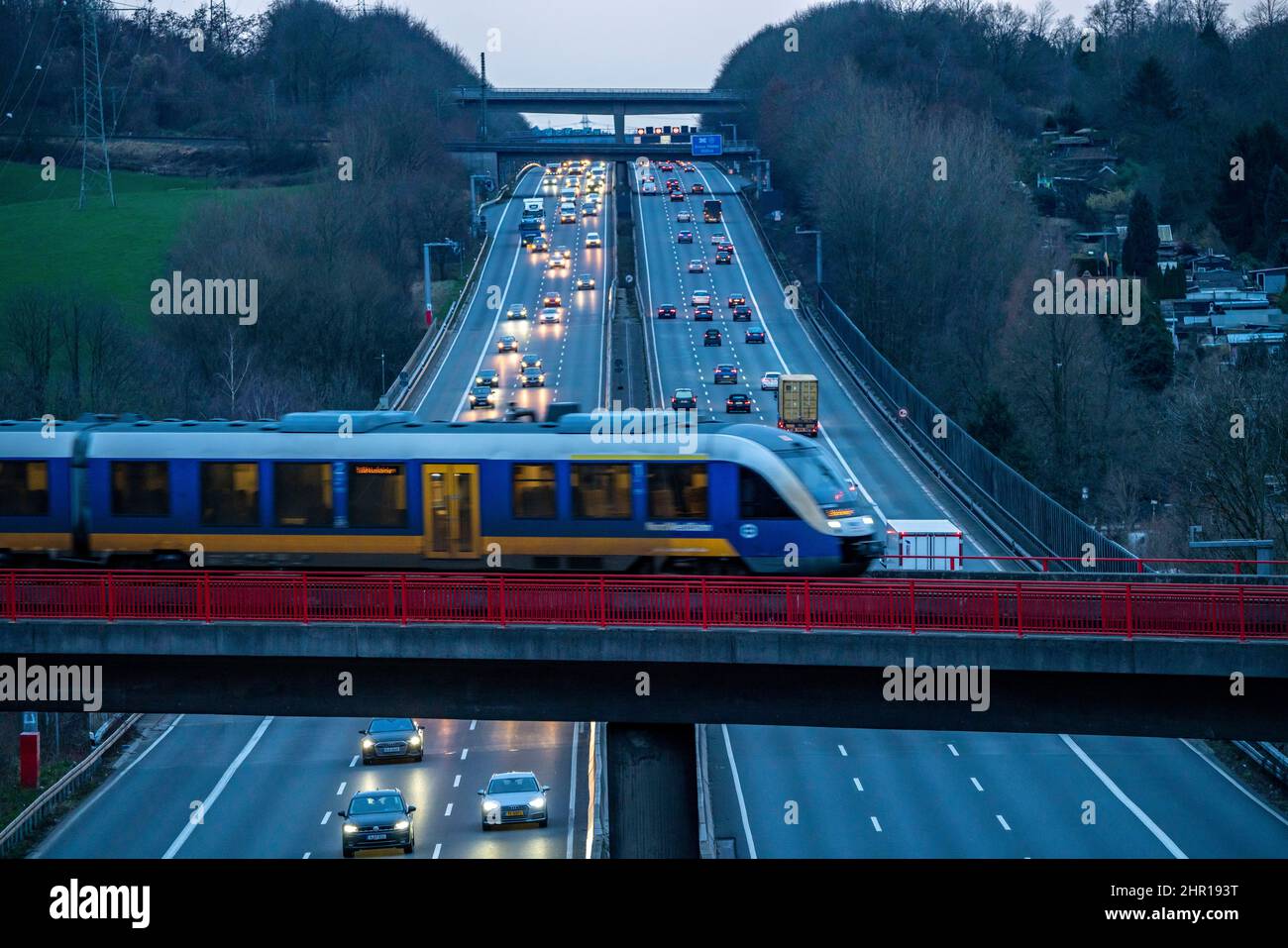 6 lane motorway hi-res stock photography and images - Alamy