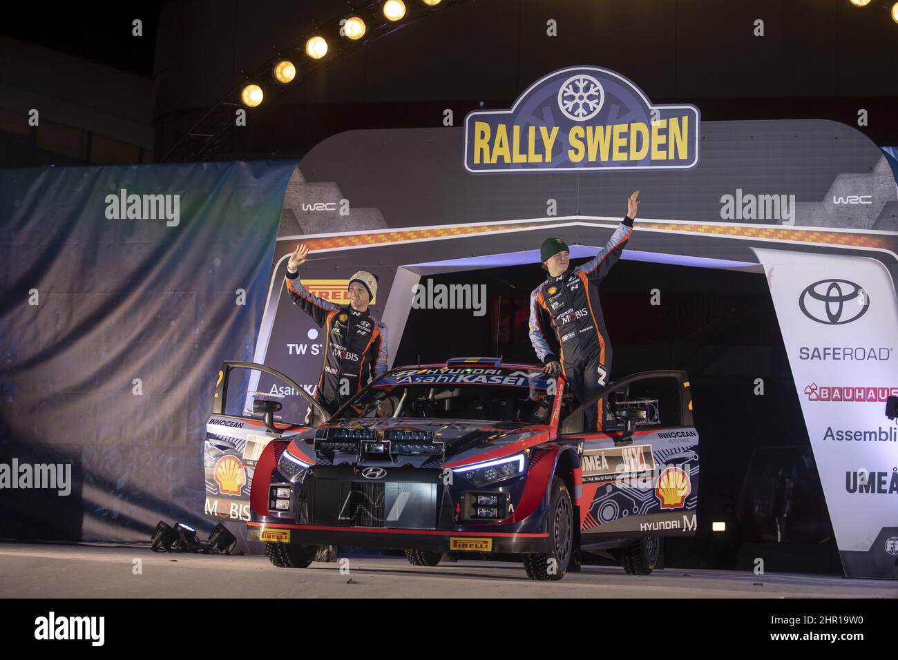 Umea, Sweden. 24th Feb, 2022. SOLBERG Olivier (swe), Hyundai Shell ...