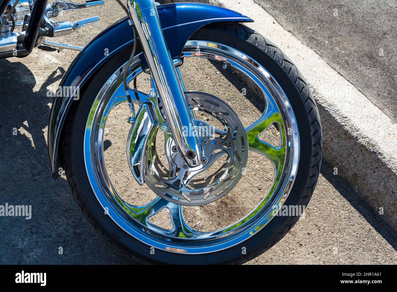 Motorcycle brake disc hi-res stock photography and images - Alamy