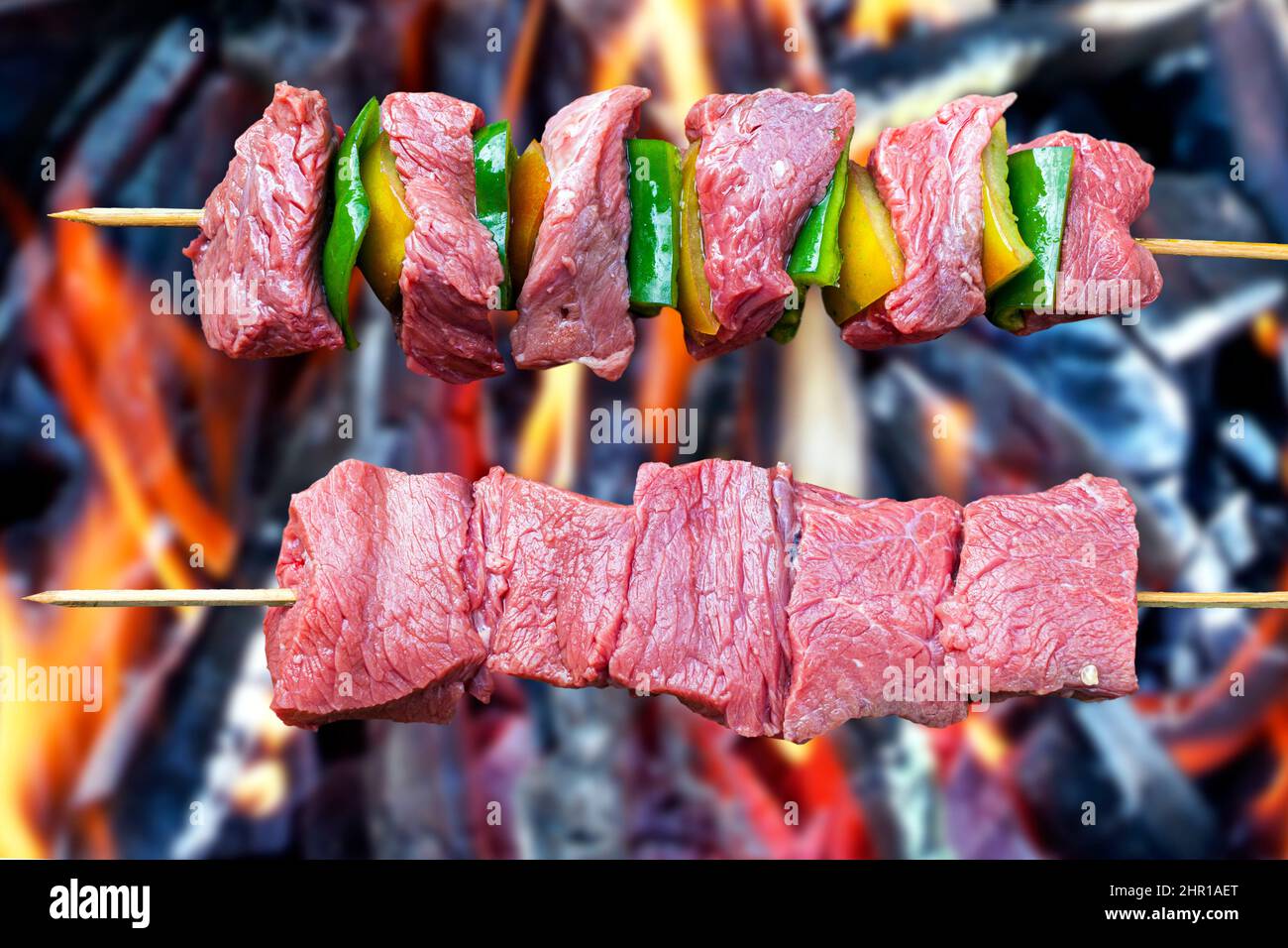 Kebab skewer lamb cut out hi-res stock photography and images - Alamy