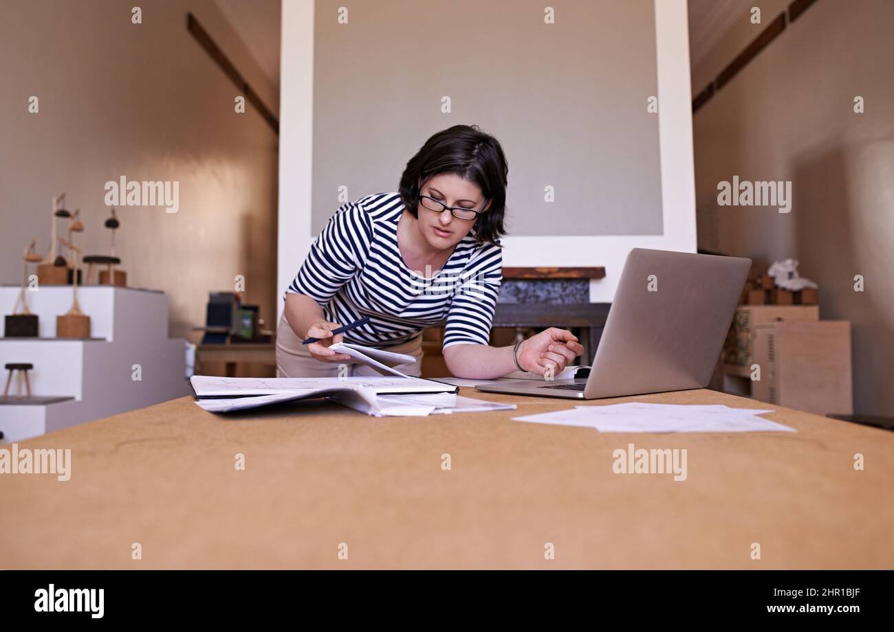 There is no substitute for hard work. A cropped shot of a woman ...