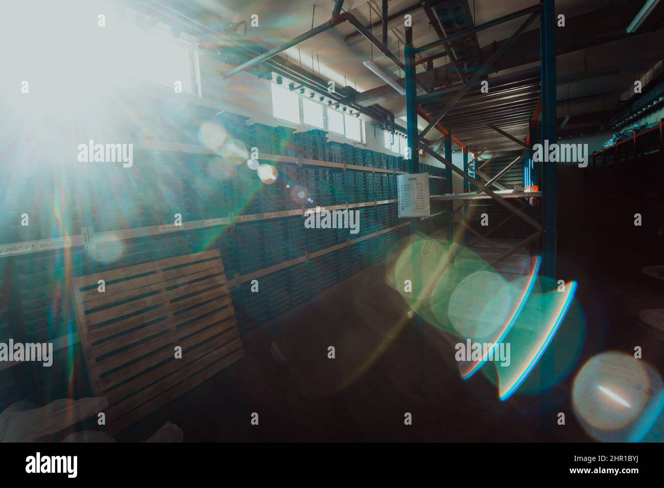 Gold mining storage rock core samples geology drilling industy. Large ...