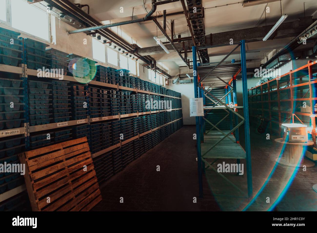 Gold mining storage rock core samples geology drilling industy. Large ...