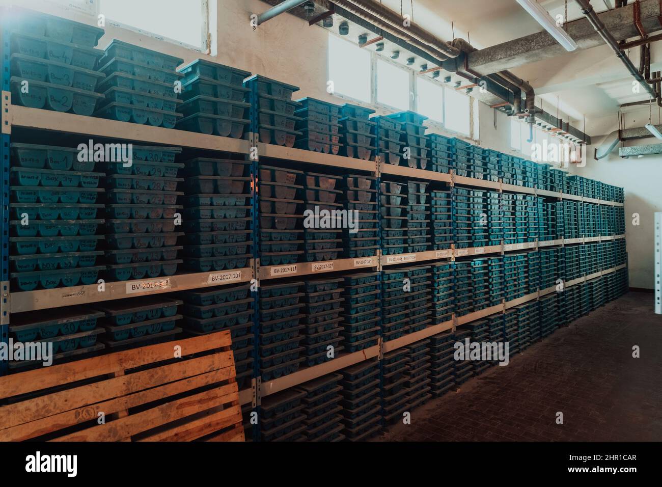 Core boxes geology hi-res stock photography and images - Alamy