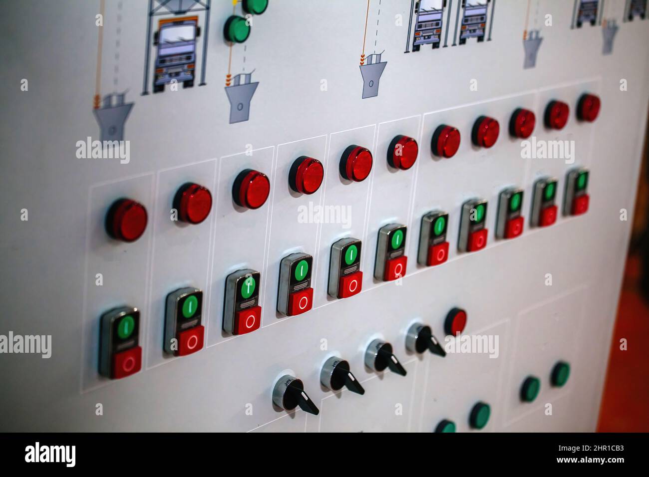 Electrical switchgear cabinet in the switchgear room Stock Photo - Alamy