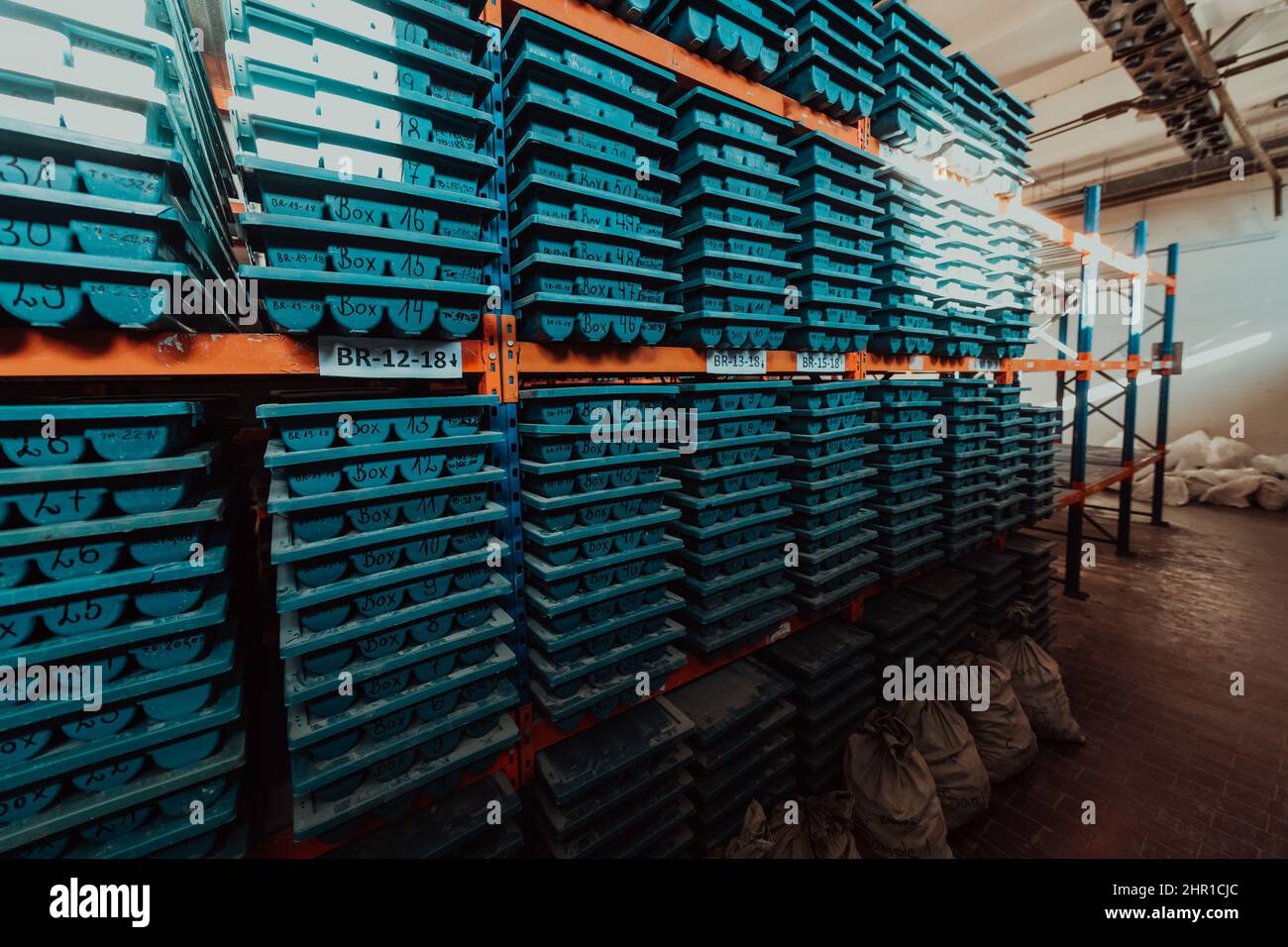 Core boxes geology hi-res stock photography and images - Alamy