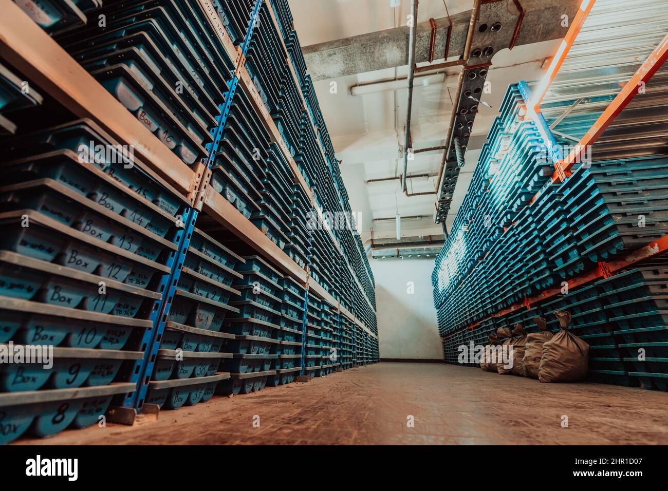 Core boxes geology hi-res stock photography and images - Alamy