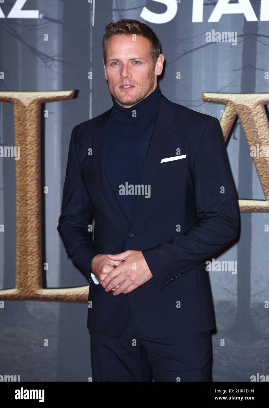 24th February, 2022. London, UK. Sam Heughan attends the Outlander ...