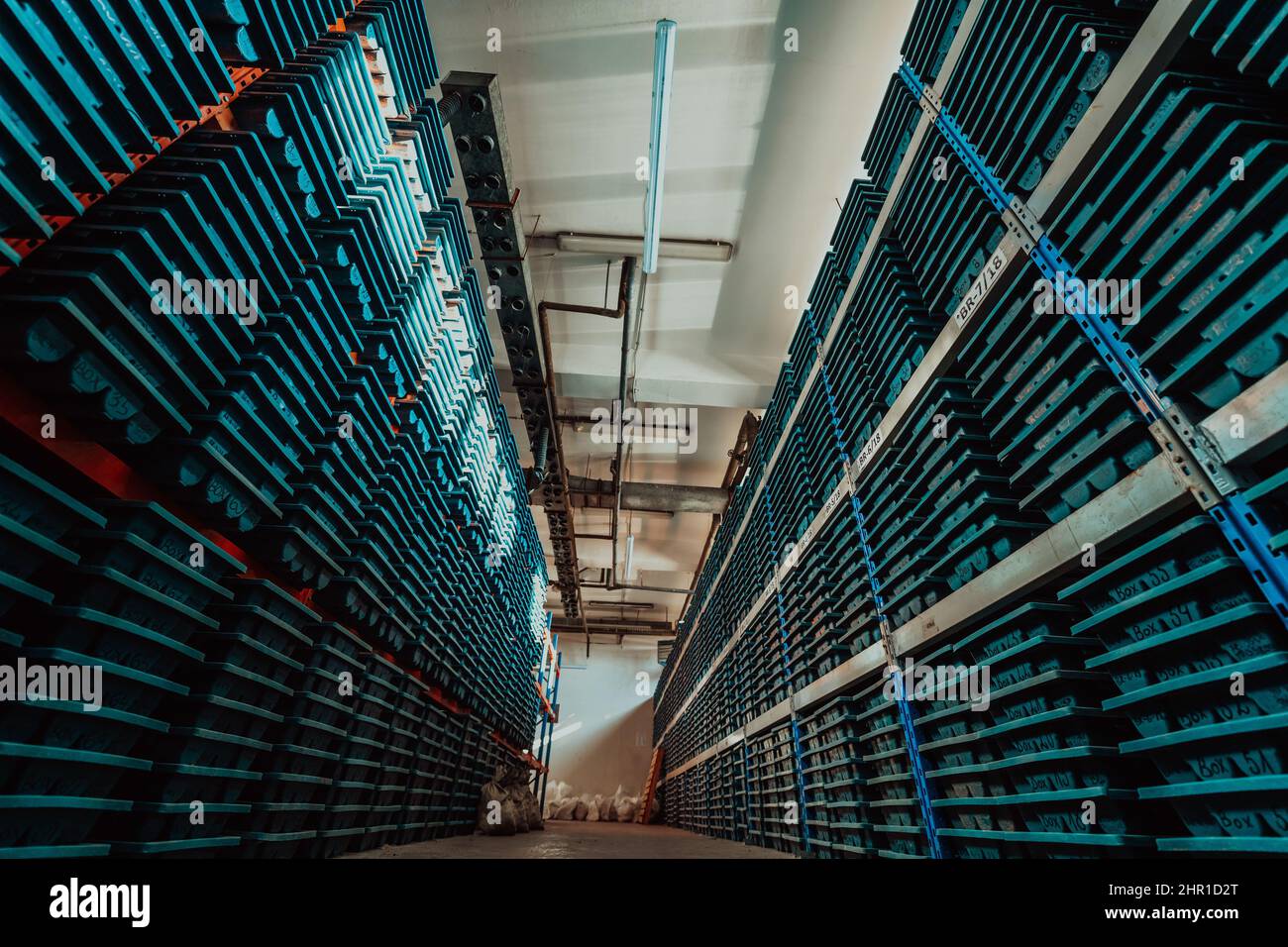 Core boxes geology hi-res stock photography and images - Alamy