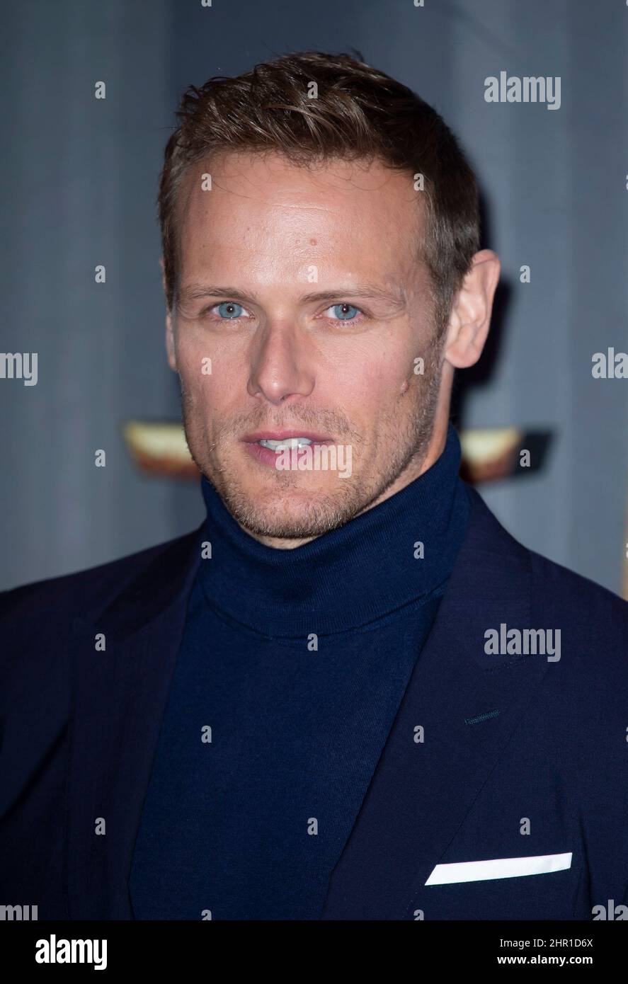 24th February, 2022. London, UK. Sam Heughan attends the Outlander ...