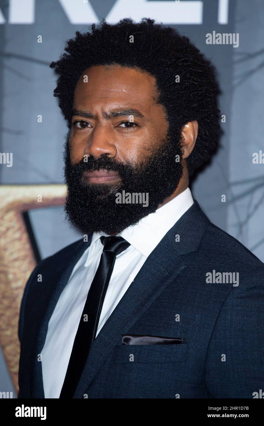 24th February, 2022. London, UK. Nicholas Pinnock attends the Outlander ...