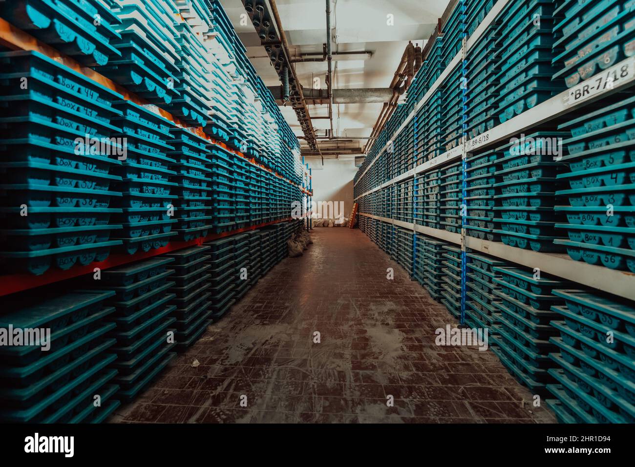 Core boxes geology hi-res stock photography and images - Alamy