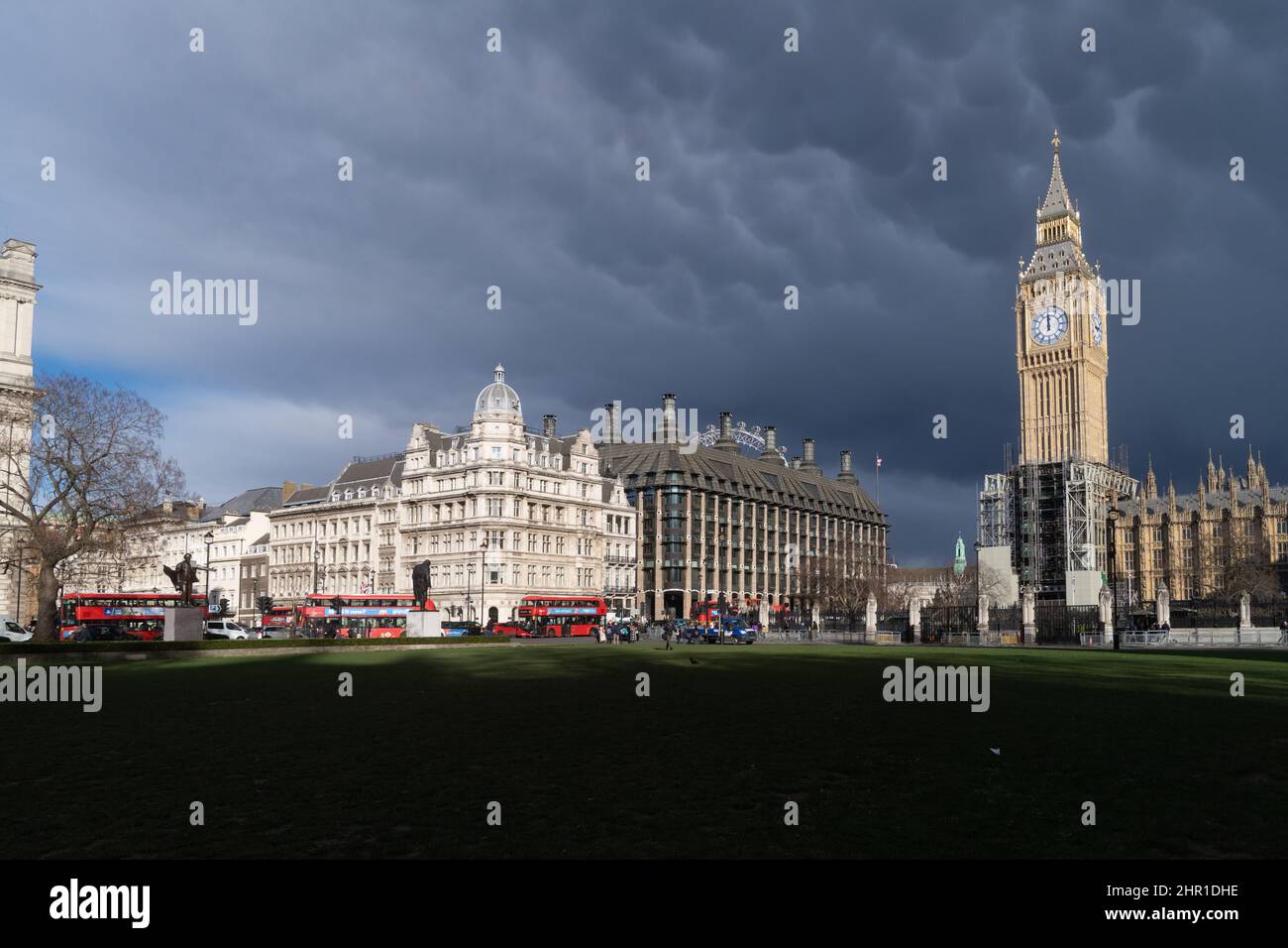 Portcullis House and the Big Ben, Westminster, London Stock Photo - Alamy