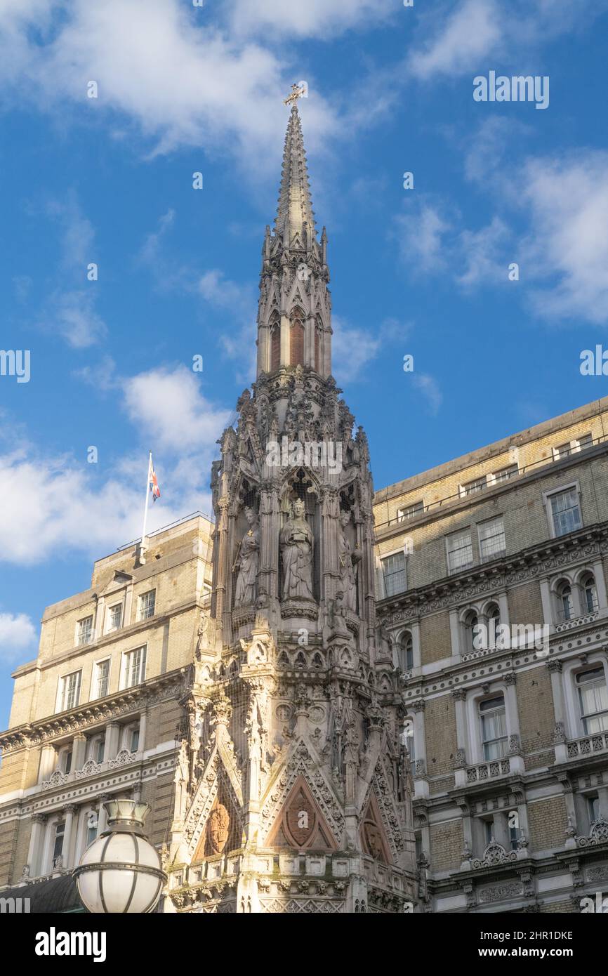 The Queen Eleanor Memorial Cross is a memorial to Eleanor of Castile ...