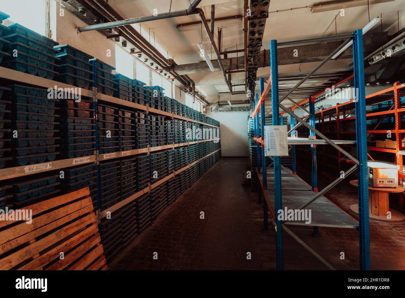 Core boxes geology hi-res stock photography and images - Alamy