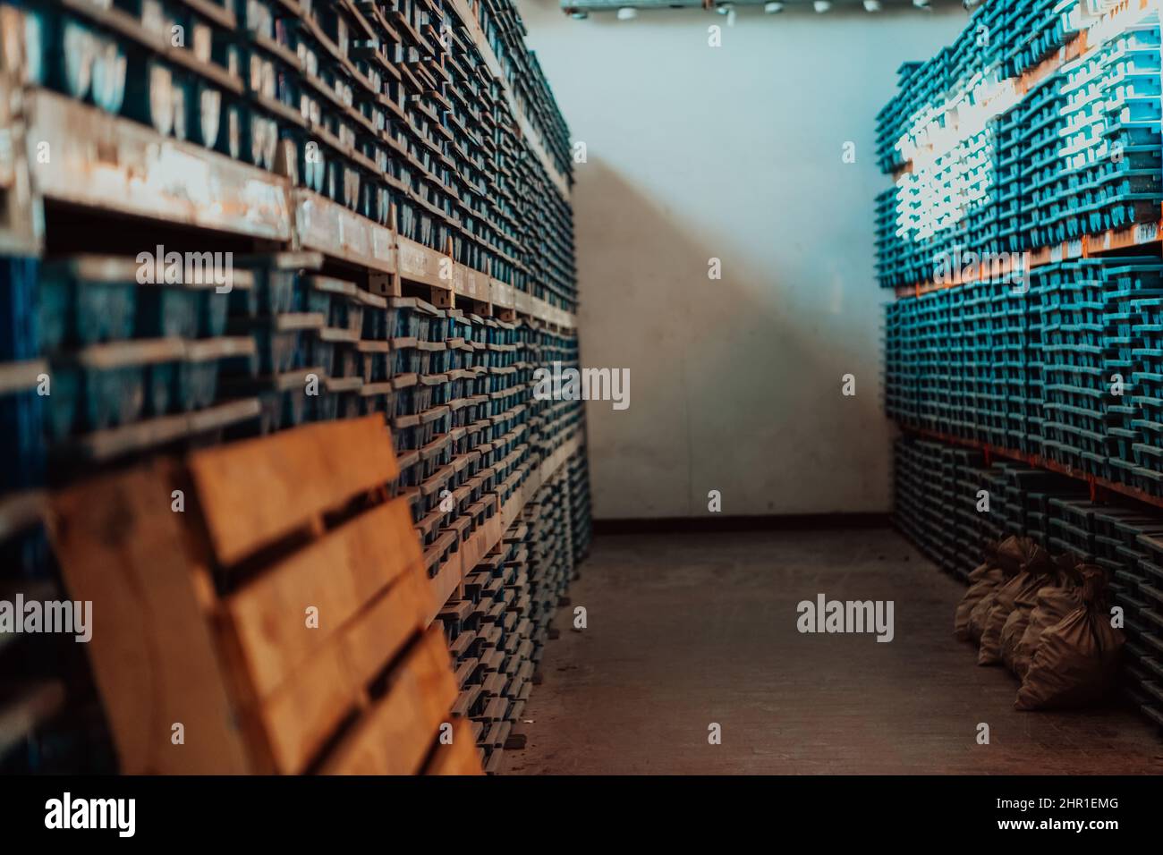 Core boxes geology hi-res stock photography and images - Alamy