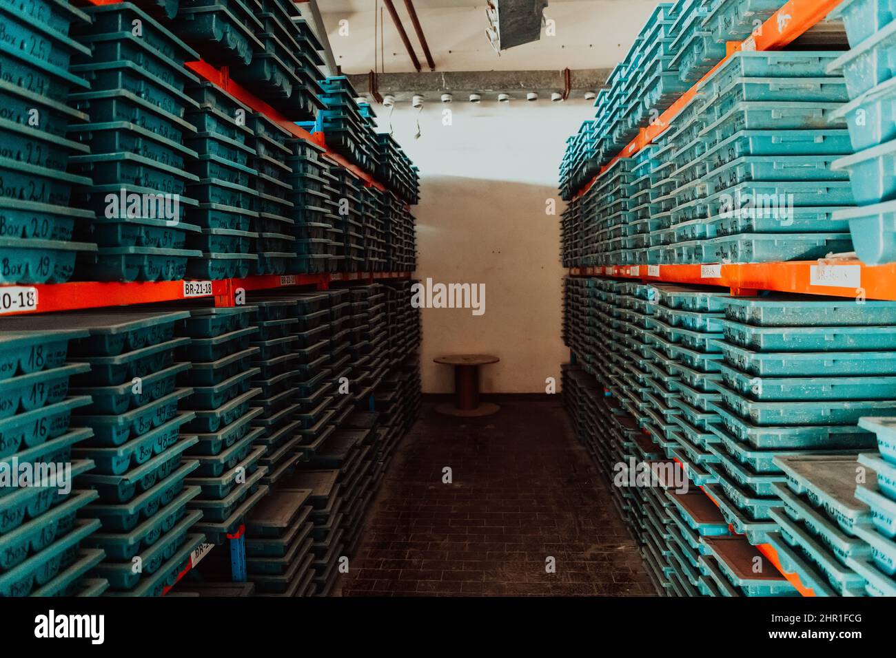 Gold mining storage rock core samples geology drilling industy. Large ...