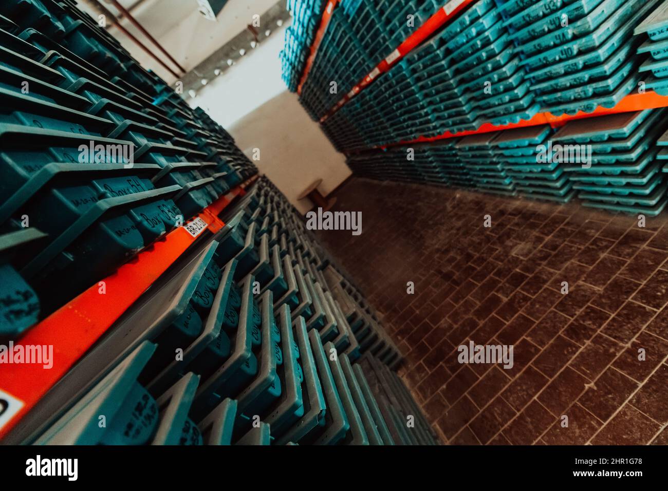 Gold mining storage rock core samples geology drilling industy. Large ...