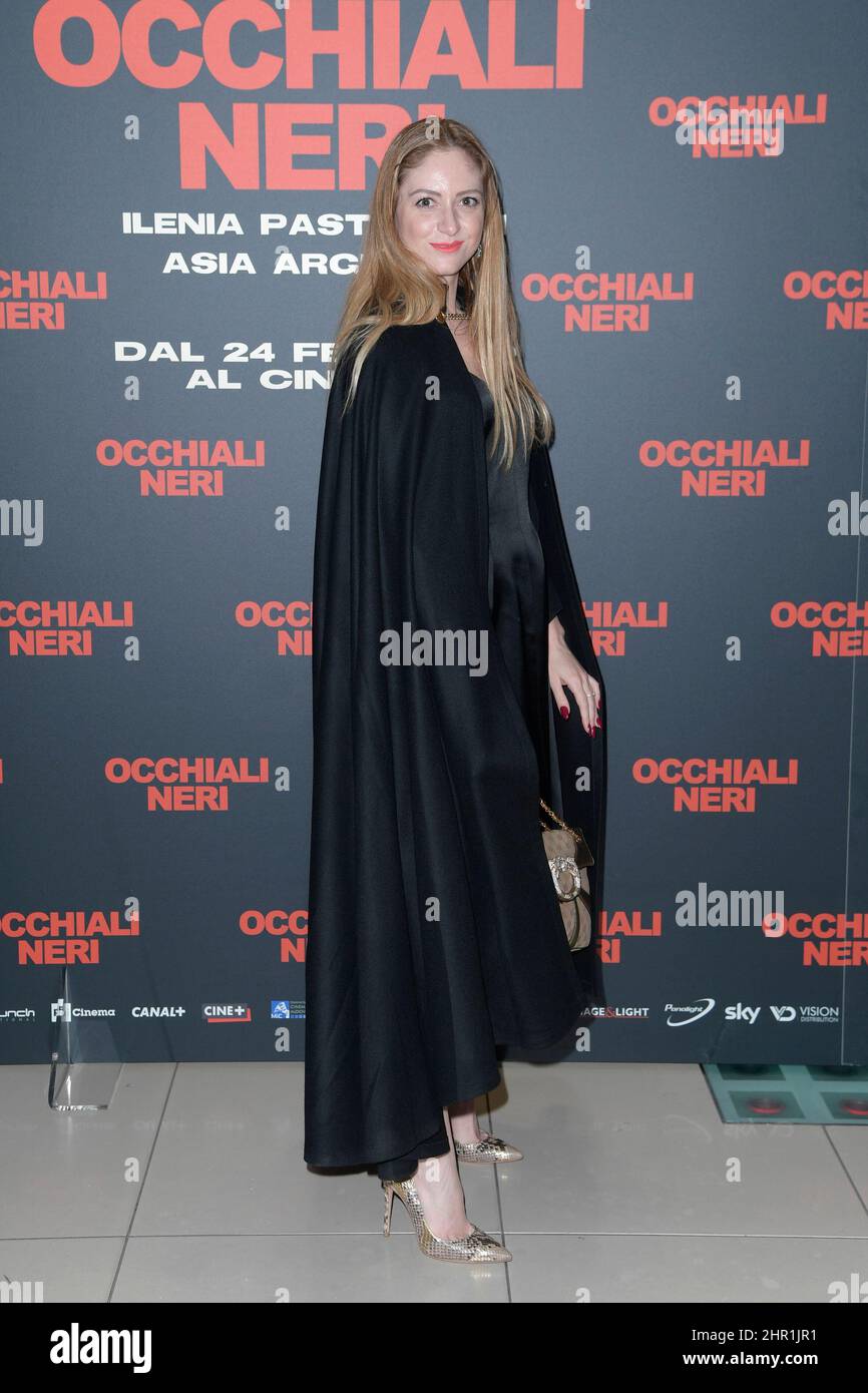 Viktorie Ignoto attends the premiere of the movie Occhiali neri at the ...