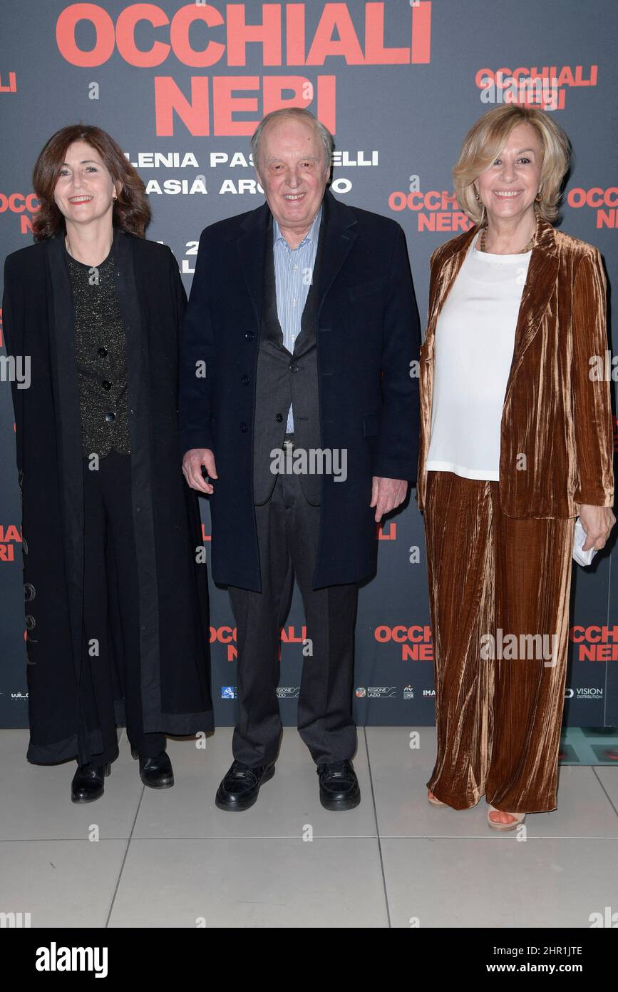 Conchita Airoldi, Dario Argento and Laurentina Guidotti attend the ...