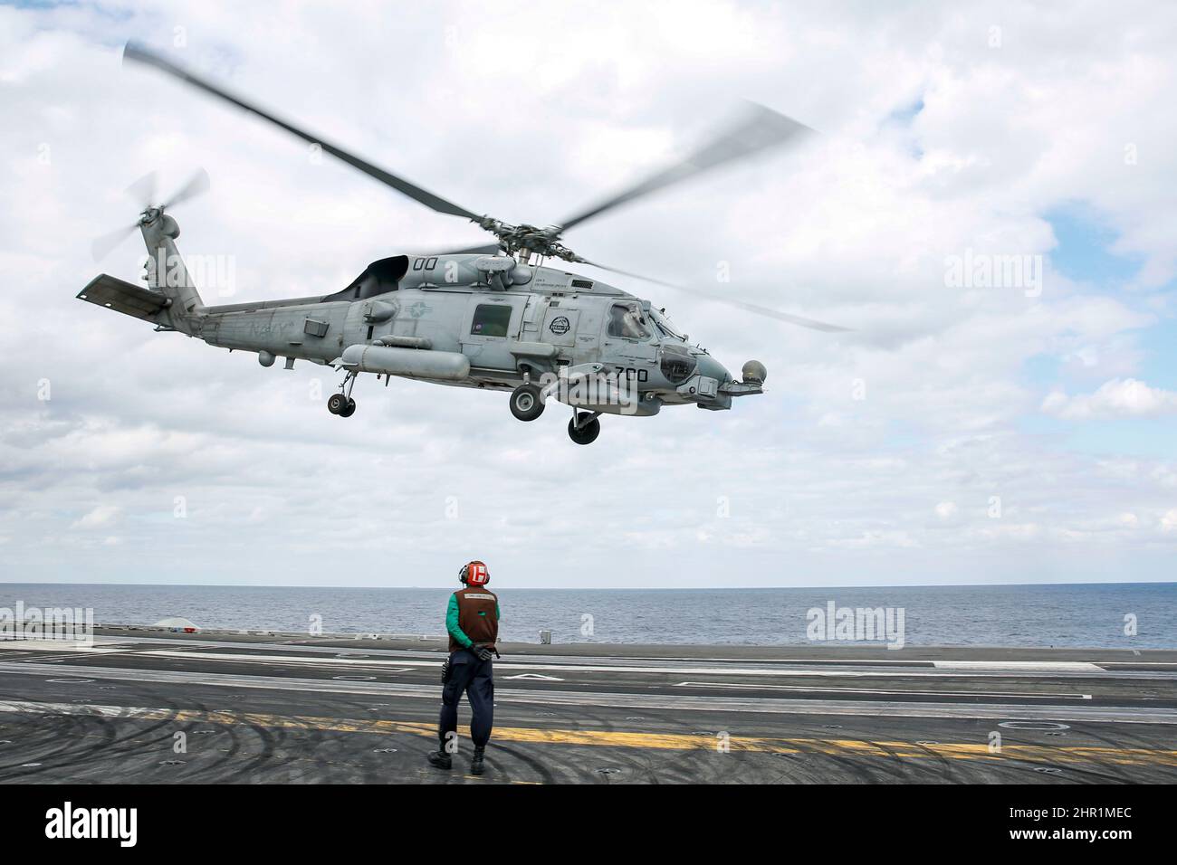 PHILIPPINE SEA (Feb. 23, 2022) Capt. Amy Bauernschmidt, commanding ...