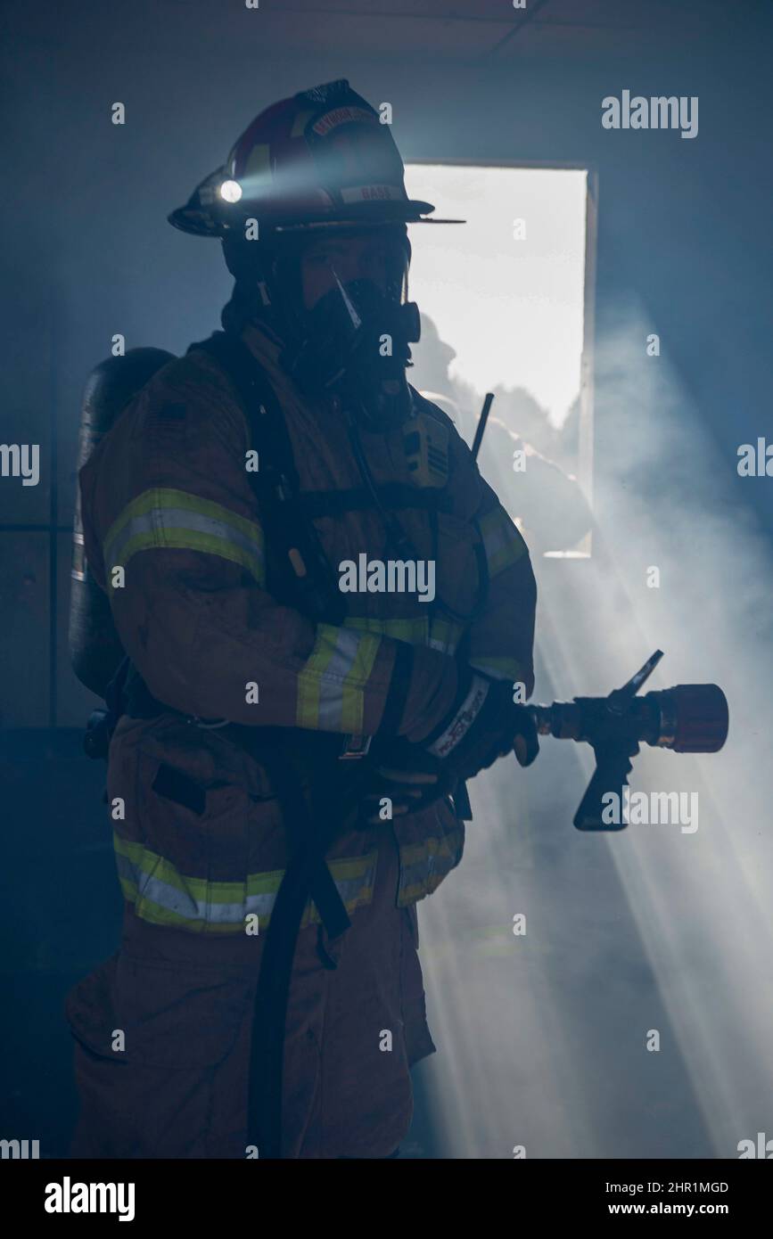 Tech. Sgt. Parker Bass, 4th Civil Engineering Squadron station captain ...