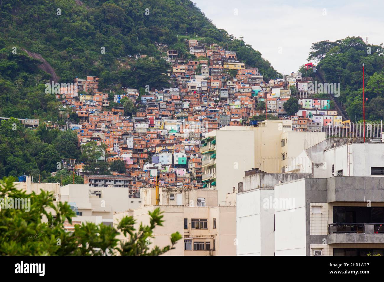 Santa Marta favela in Rio de Janeiro, Brazil Stock Photo - Alamy