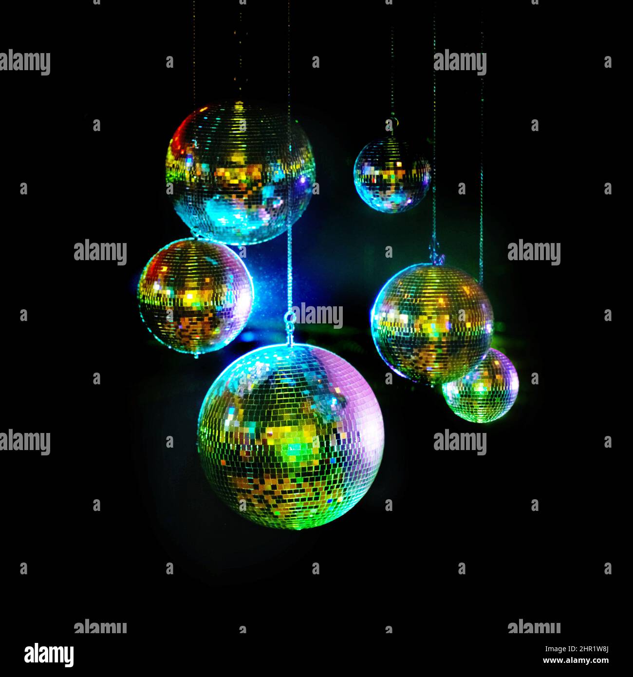 Colourful disco dance floor hi-res stock photography and images - Alamy