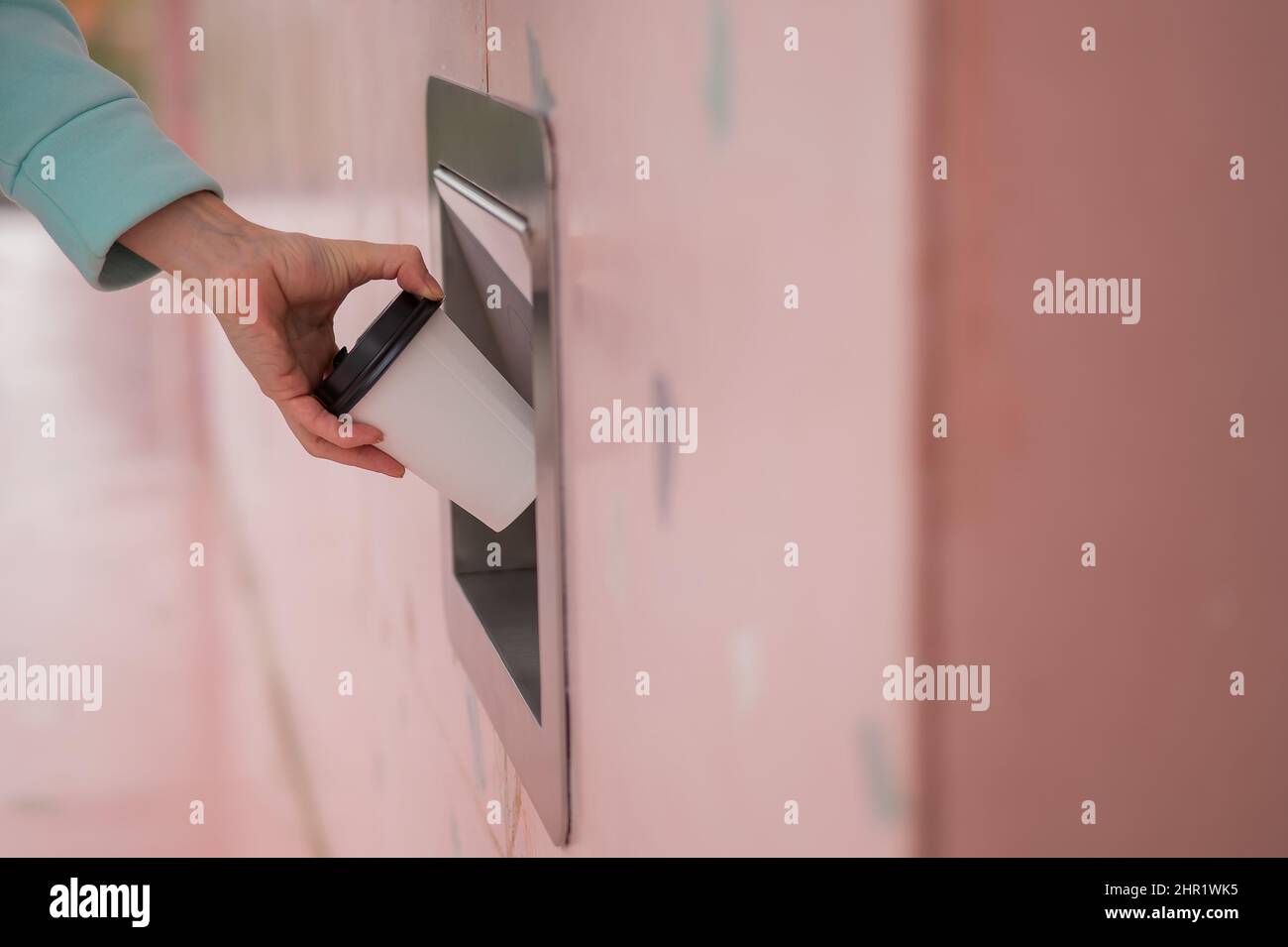 Garbage chute hatch manhole hi-res stock photography and images - Alamy