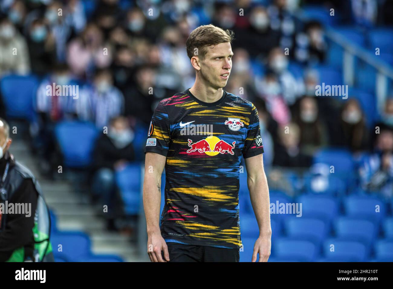 Dani Olmo of RB Leipzig seen during the UEFA Europa League match ...