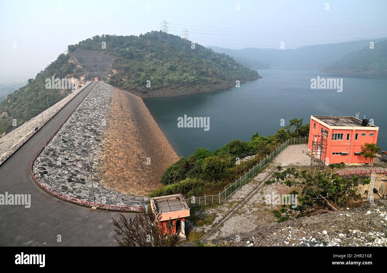 This Upper dam creates a lake more than a kilometer long, which is also ...