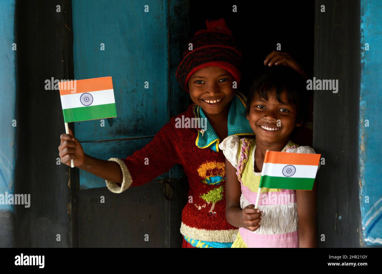 Freedom is our birth right. The two children are happy with their ...