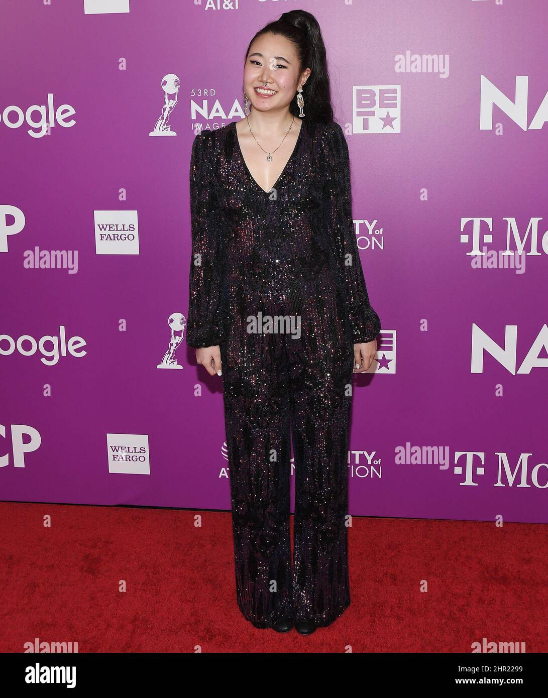 Christine Cho arrives at the 53rd NAACP Image Awards Nominees Reception ...