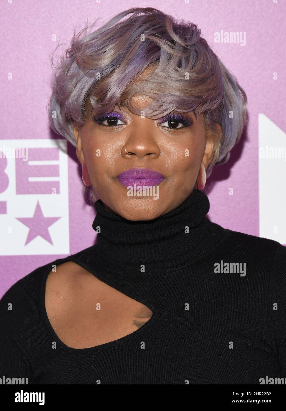 Los Angeles, USA. 24th Feb, 2022. Nakia Stephens arrives at the 53rd ...