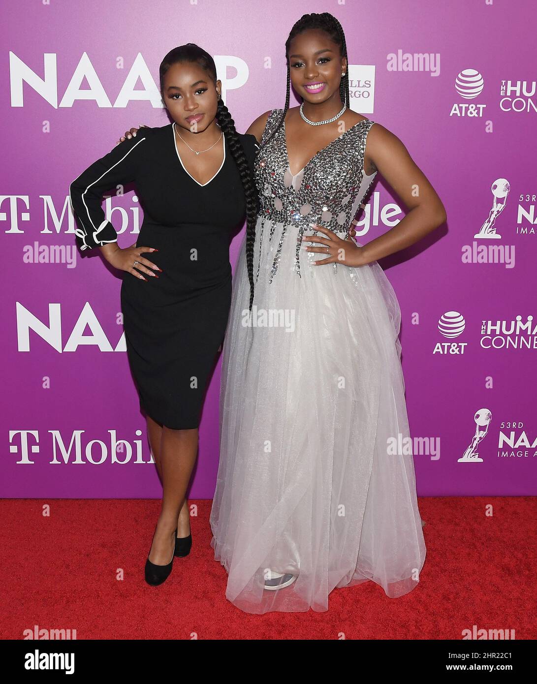 Los Angeles, USA. 24th Feb, 2022. (L-R) Layla Crawford and Danielle ...