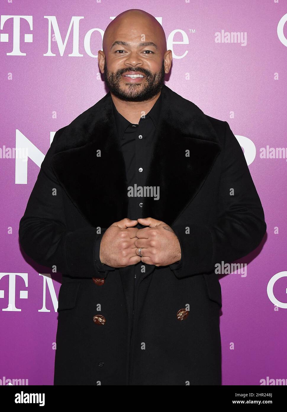 Los Angeles, USA. 24th Feb, 2022. Anthony Hemingway arrives at the 53rd ...