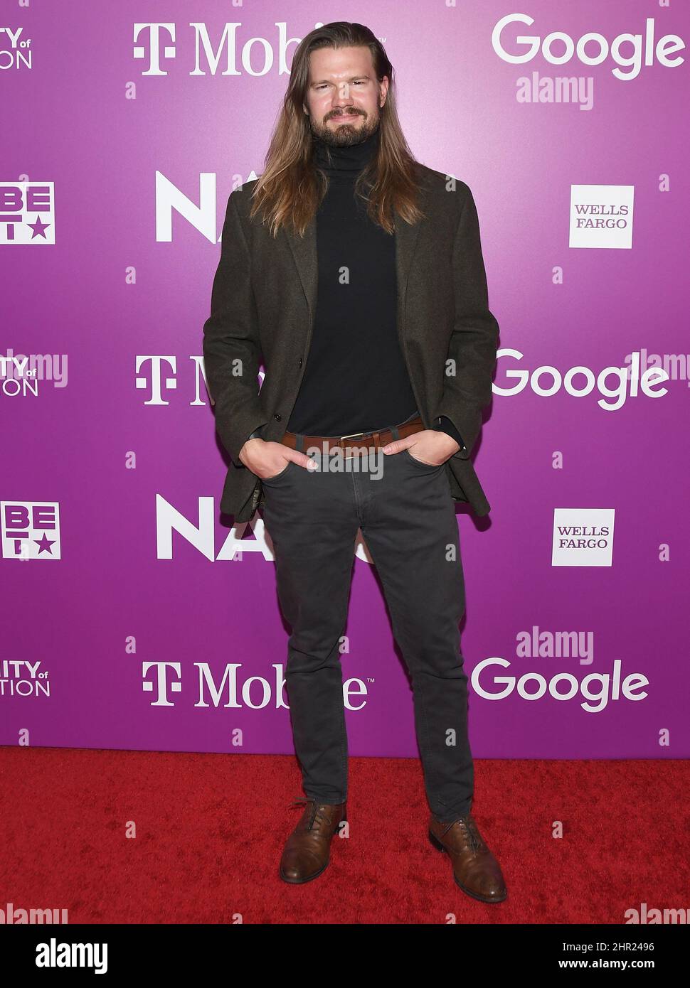 Los Angeles, USA. 24th Feb, 2022. Brian Flaccus arrives at the 53rd ...