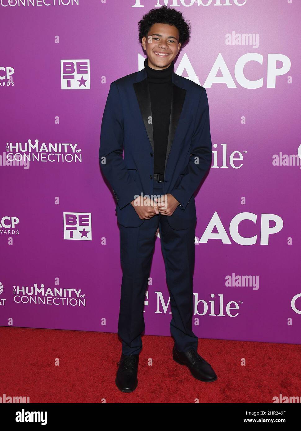 Los Angeles, USA. 24th Feb, 2022. Jalon Christian arrives at the 53rd ...