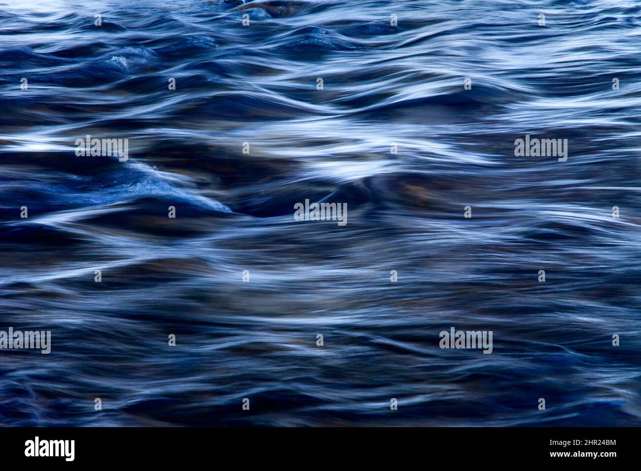 Rapids on Tobyhanna Creek, a tributary of the Delawre River in ...