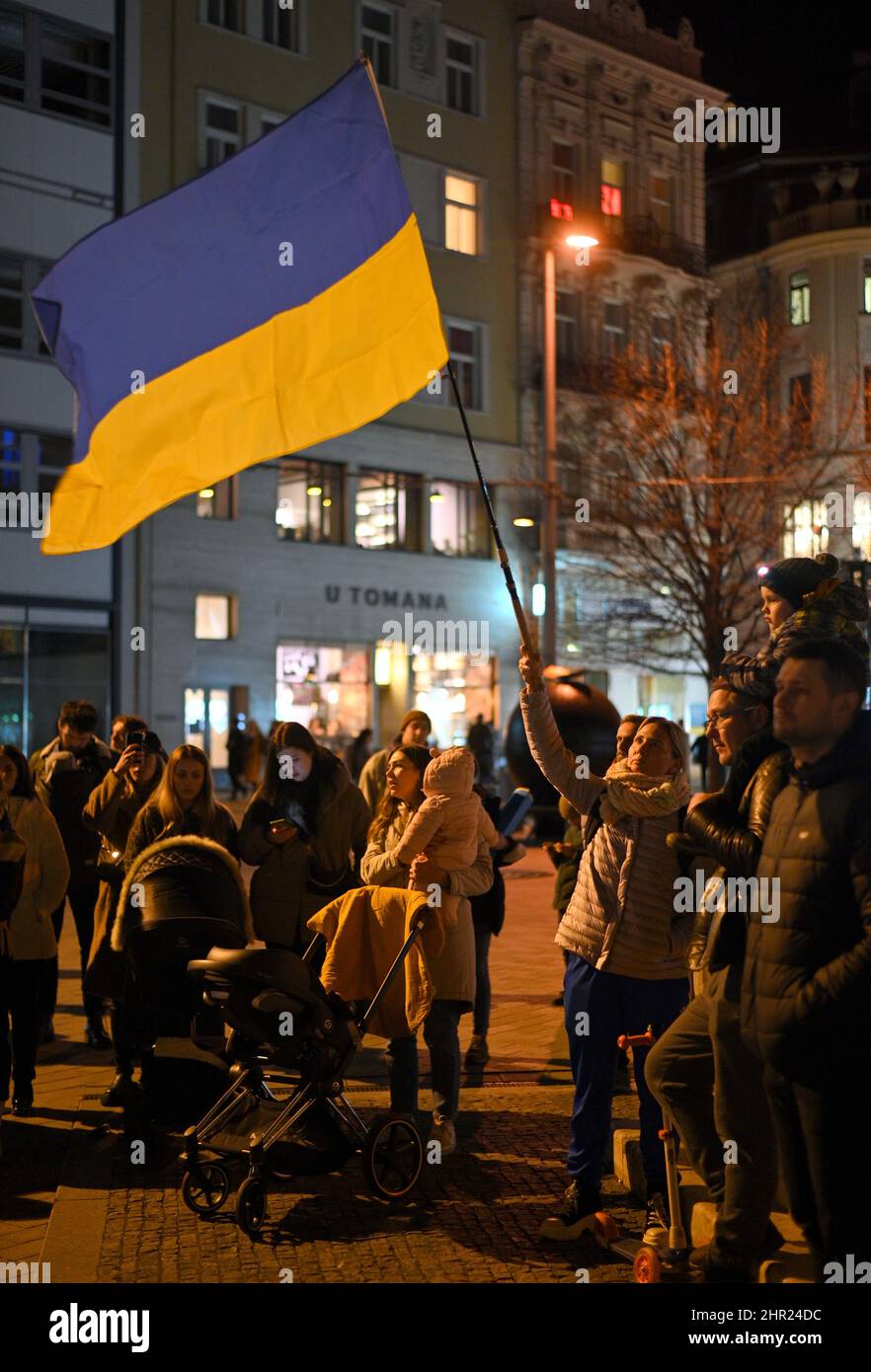 Demonstration "Prayer for Ukraine" in support of Ukraine, which was ...