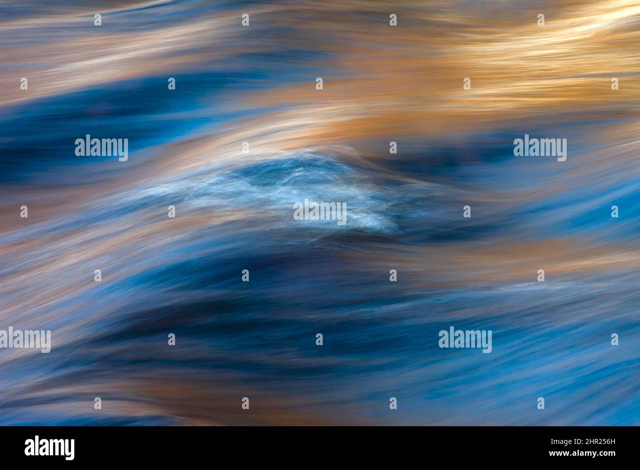 Rapids on Tobyhanna Creek, a tributary of the Delawre River in ...