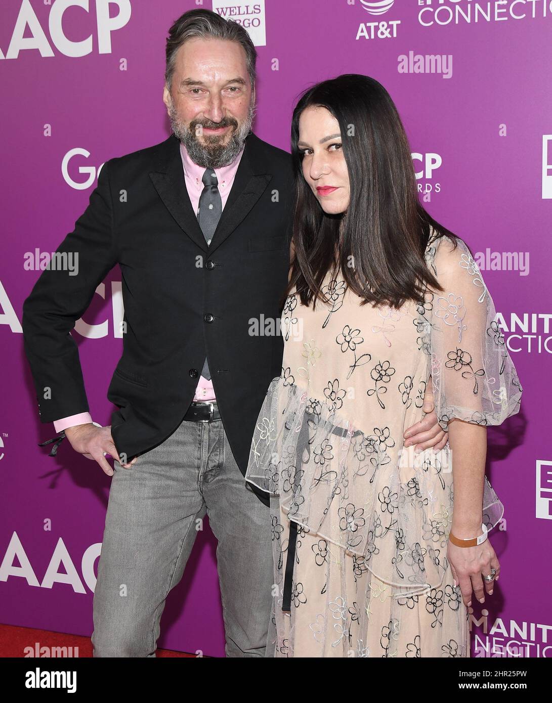 (L-R) Elliott Halpern and Elizabeth Trojian arrives at the 53rd NAACP ...