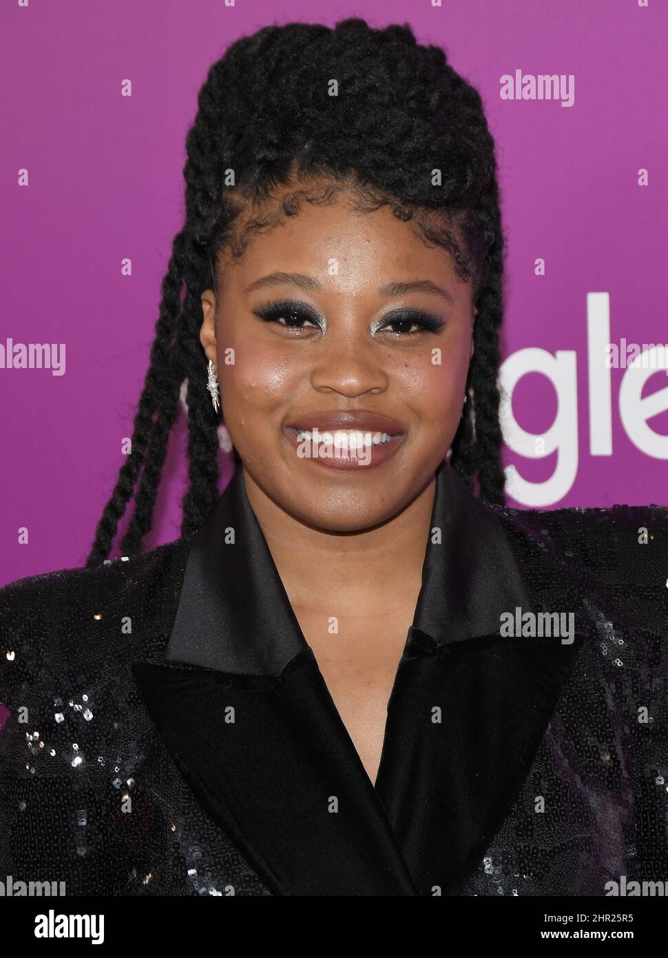 Dominique Fishback arrives at the 53rd NAACP Image Awards Nominees ...