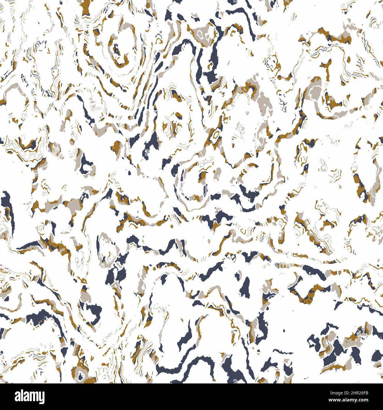 White tonal marbled seamless texture. Irregular pale ink blotch paint ...
