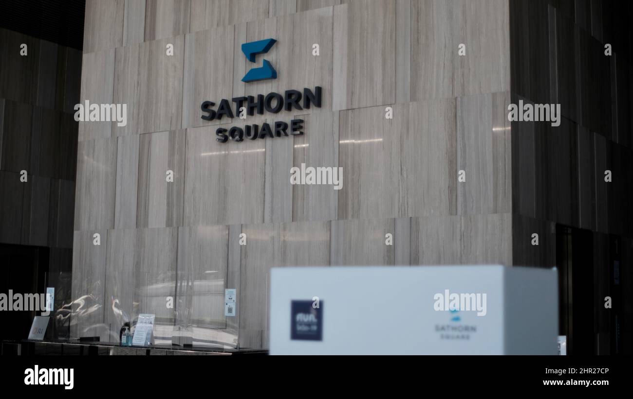 Inside Sathorn Square Lobby Chong Nonsi North Sathon Road, Silom, Bang ...