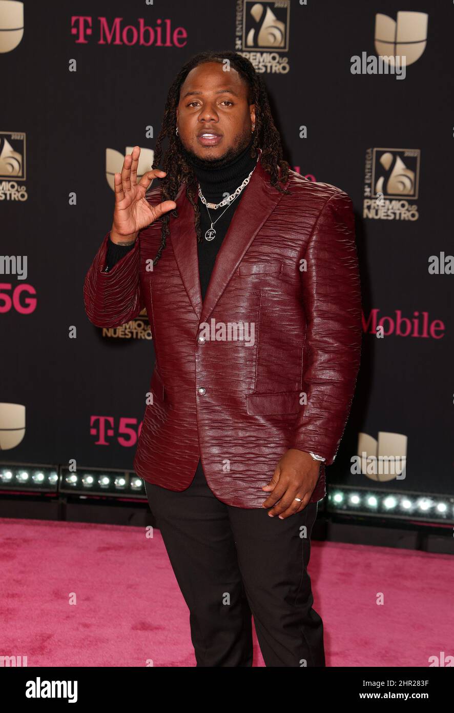 MIAMI, FLORIDA - FEBRUARY 24: Akim attends Univision's 34th Edition Of ...