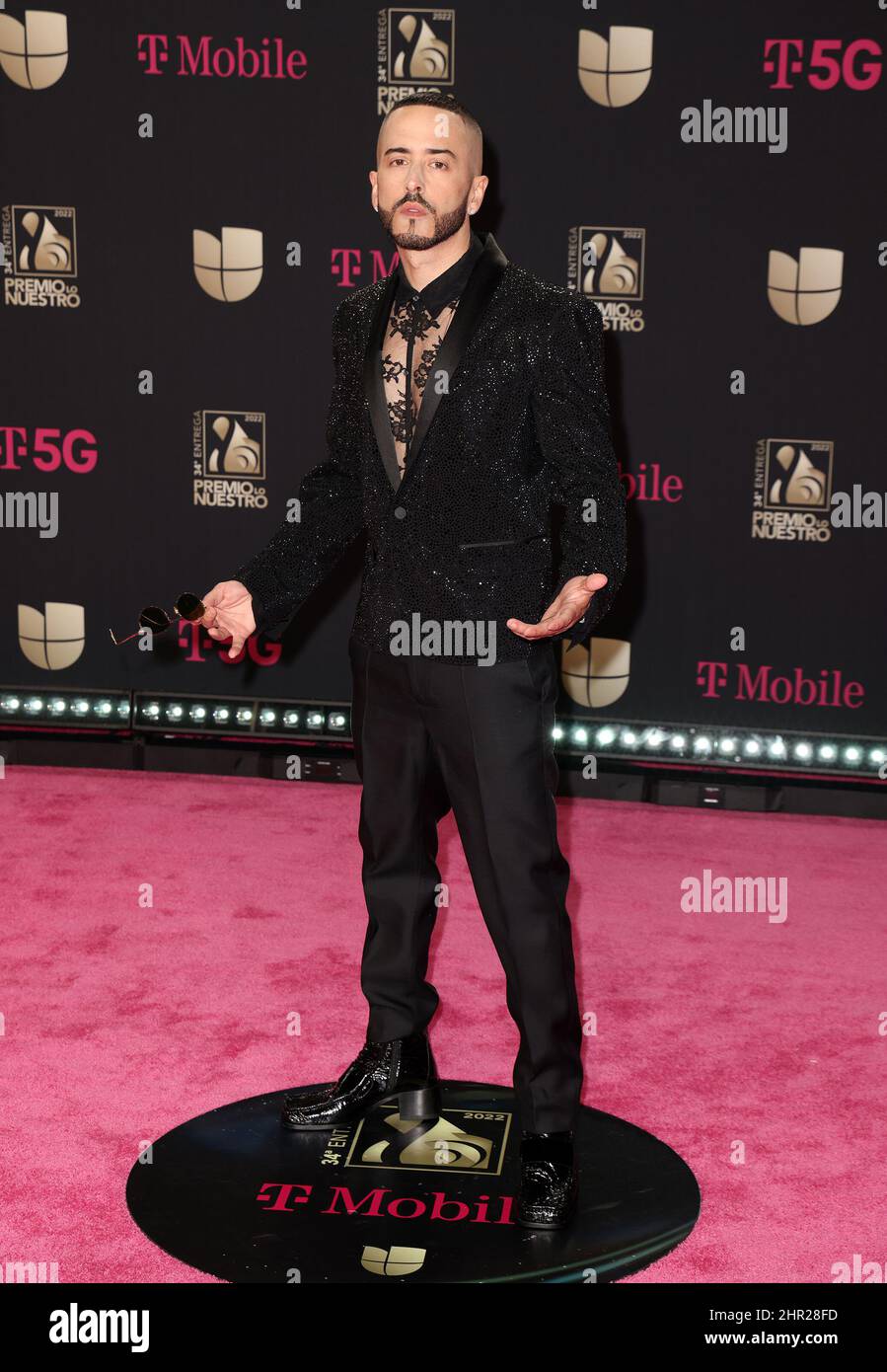 MIAMI, FLORIDA - FEBRUARY 24: Yandel attends Univision's 34th Edition ...