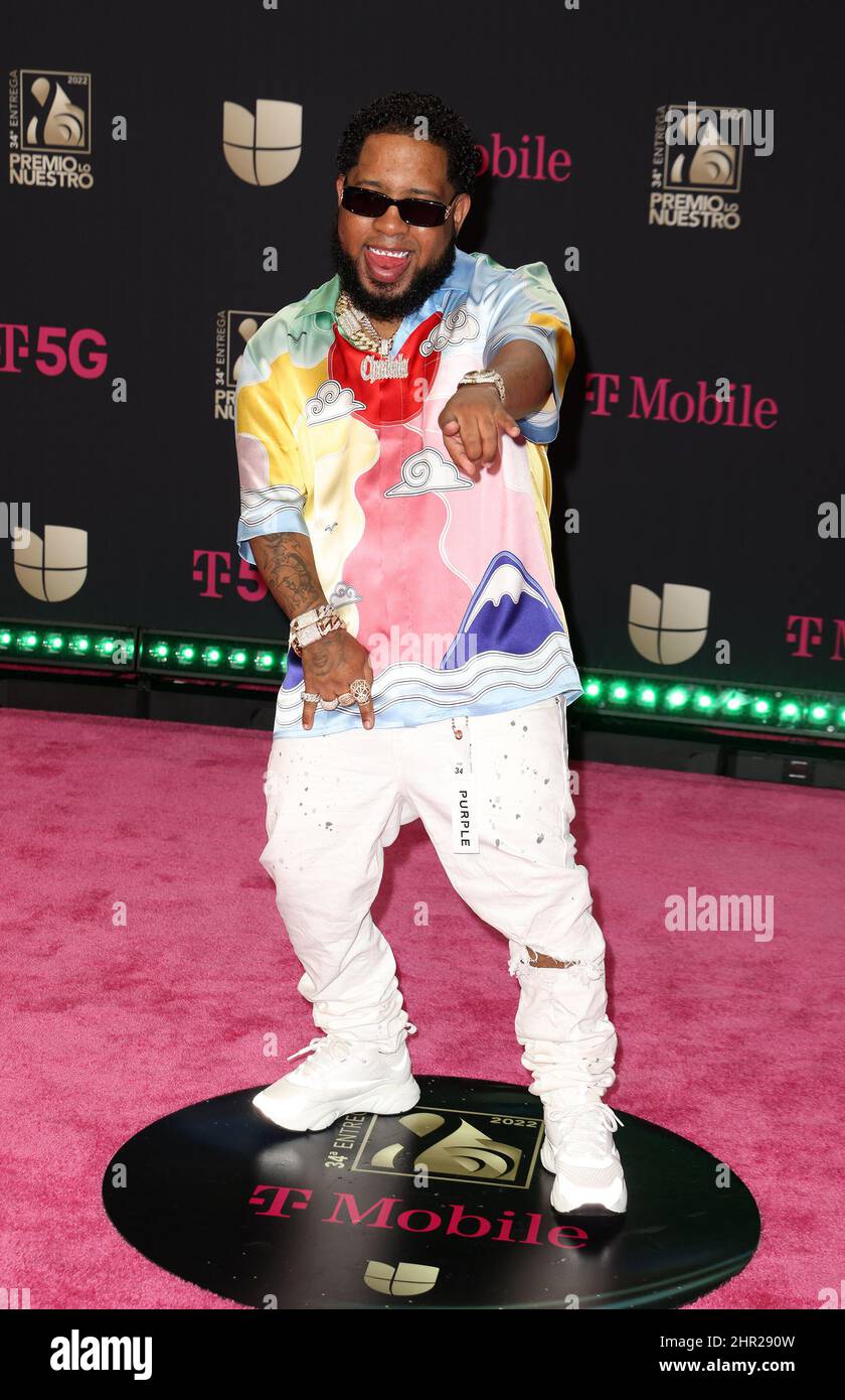 MIAMI, FLORIDA - FEBRUARY 24: Chimbala attends Univision's 34th Edition ...