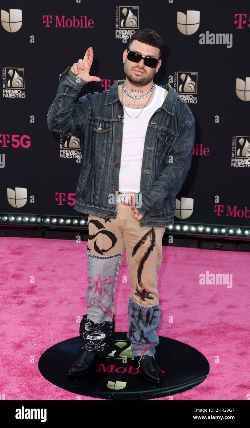 MIAMI, FLORIDA - FEBRUARY 24: Adrian Be attends Univision's 34th ...