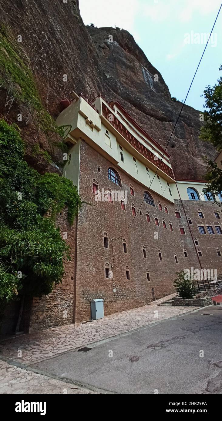 Mega spileo monastery Kalavryta Peloponnese Greece Stock Photo - Alamy